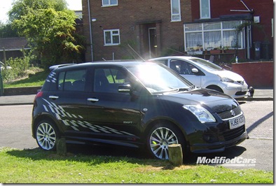 Gedi Junction: 2008 Black Suzuki Swift Modified